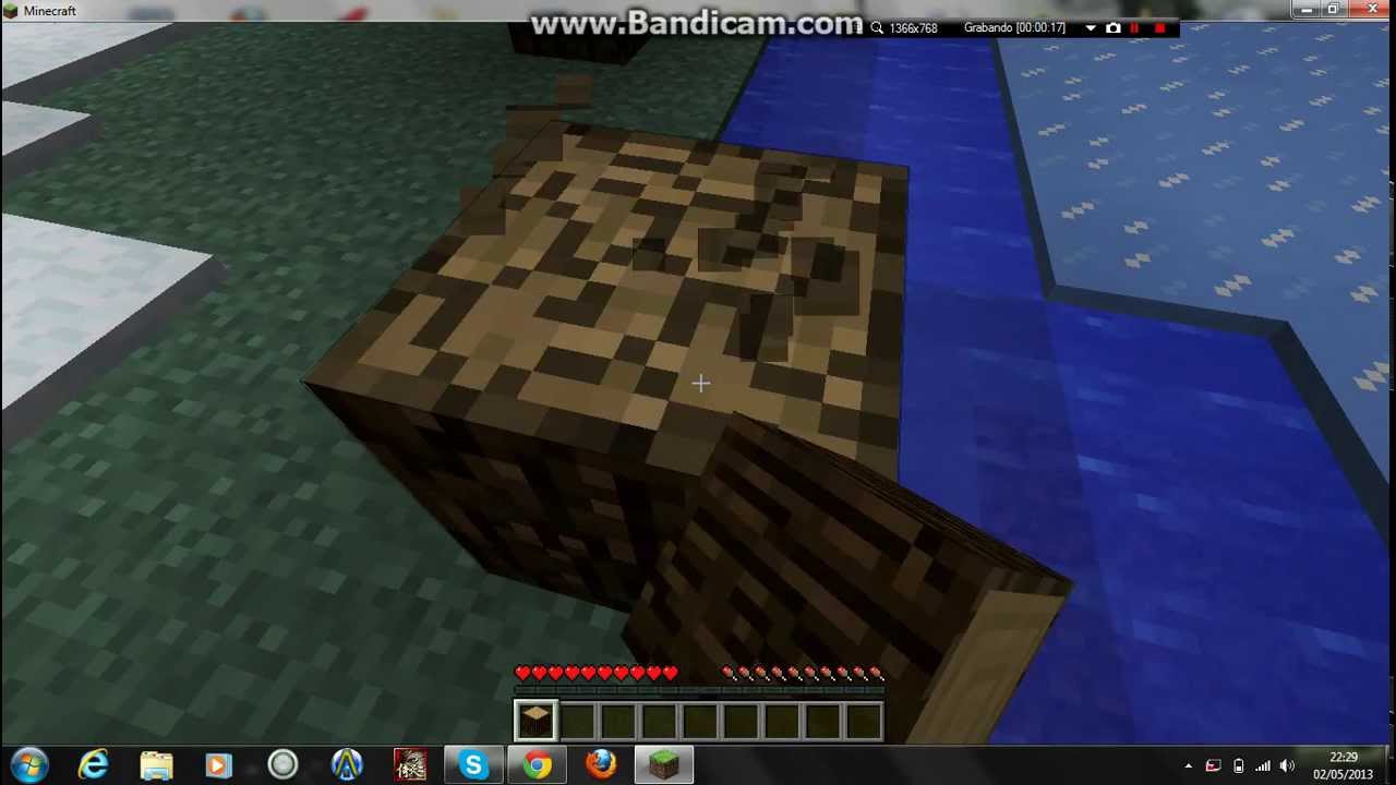 como hacer una mesa de trabajo en minecraft - YouTube