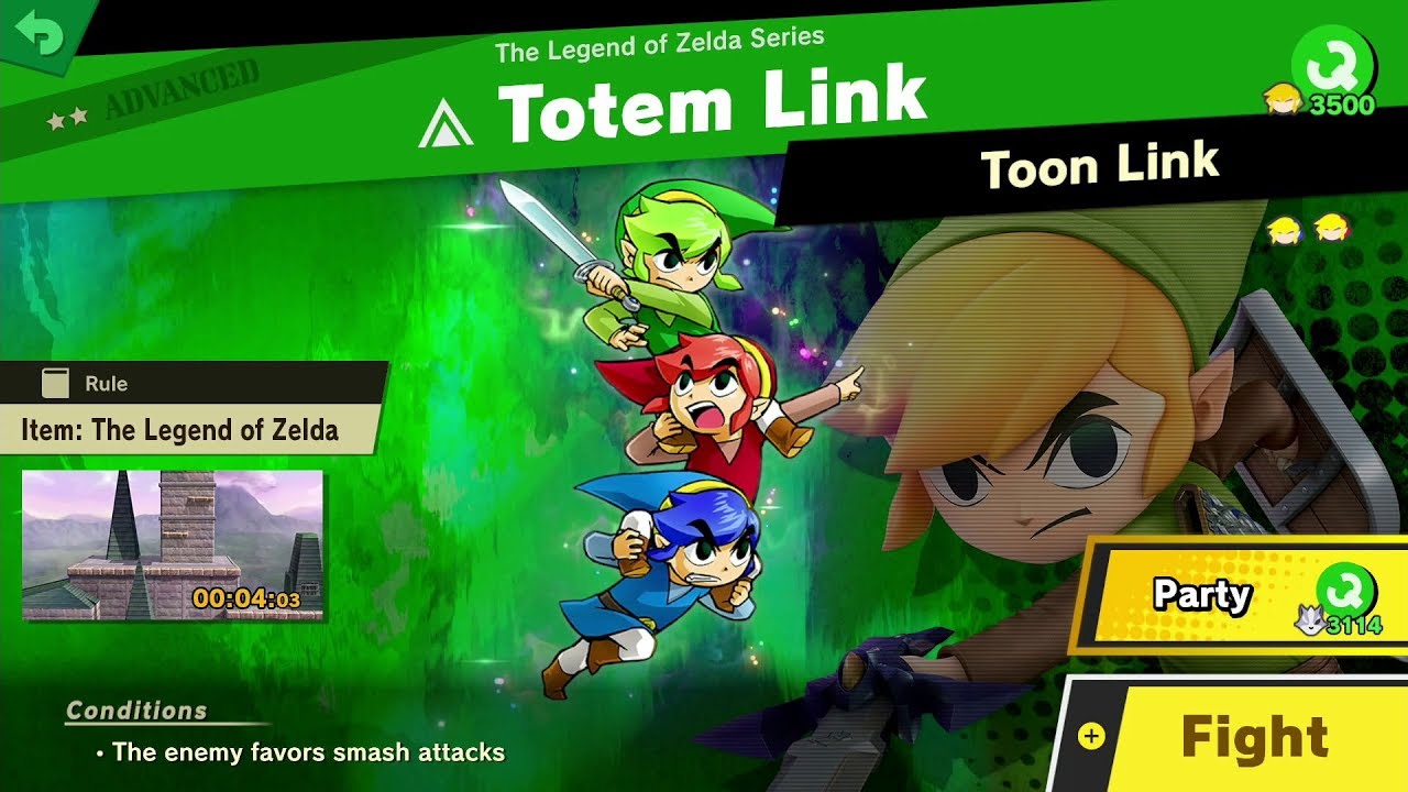 262. Totem Link - Fair Spirit Battle - Super Smash Bros. Ultimate - YouTube