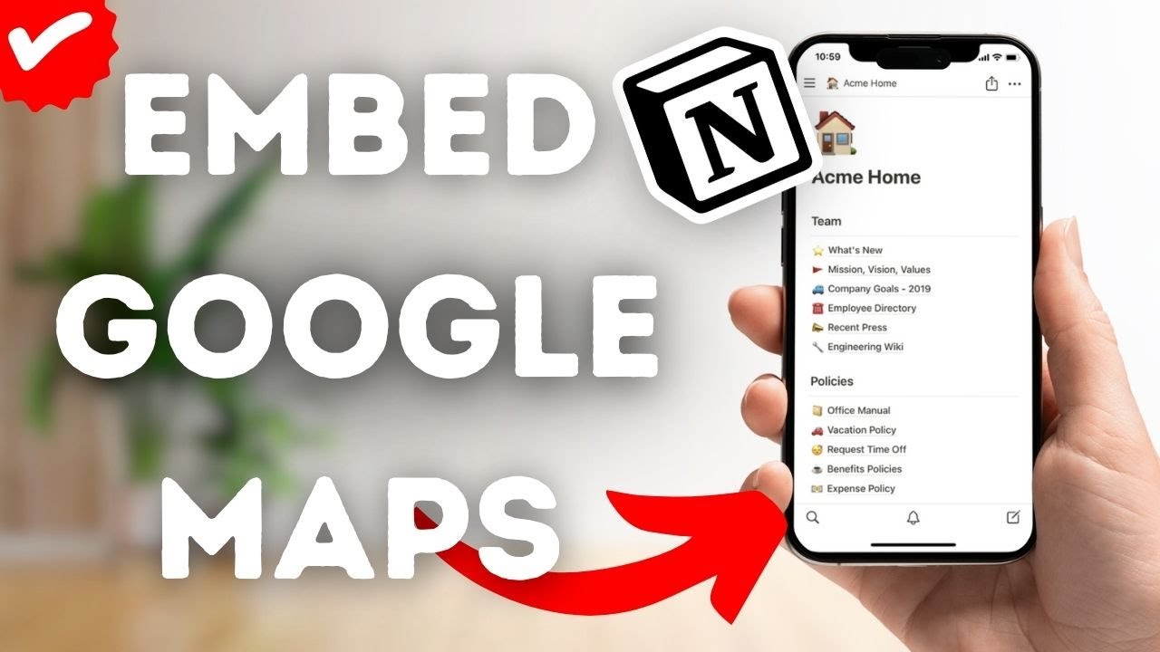 How To Embed Google Maps On Notion? - YouTube