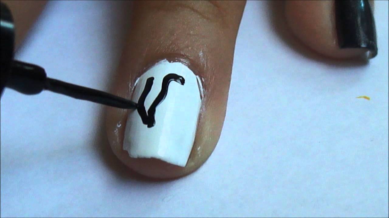Death Note Nails - YouTube