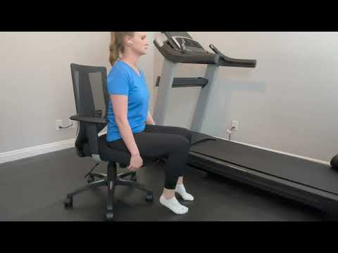 seated heel raise mobility - YouTube