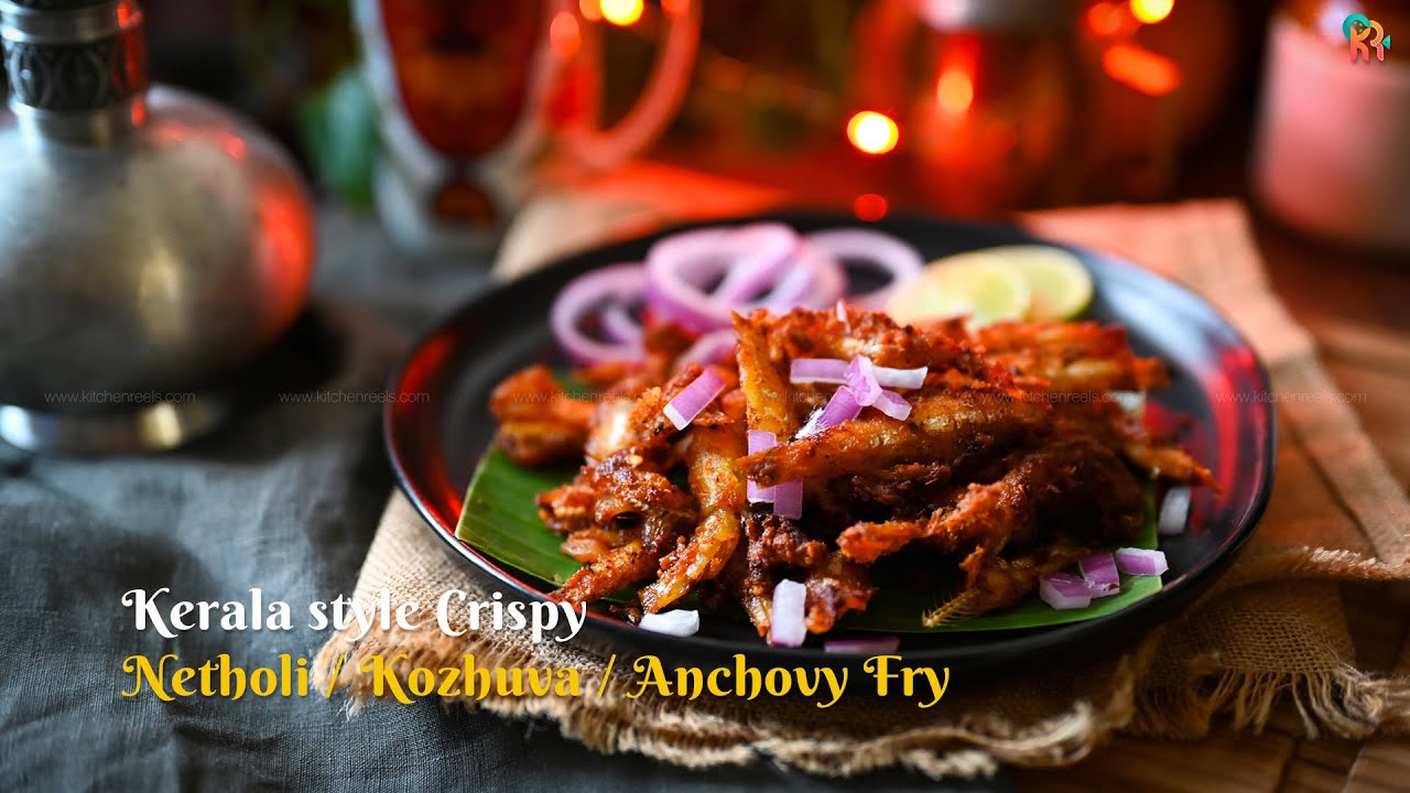 Kerala style Netholi Fry Recipe | Kozhuva Fry | Anchovy Fry | How to ...