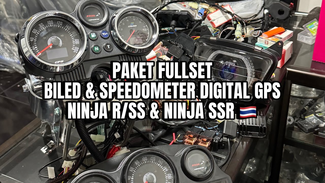 PAKET FULLSET BILED + SPEEDOMETER V.3 GPS NINJA R/SS DAN NINJA SSR ...