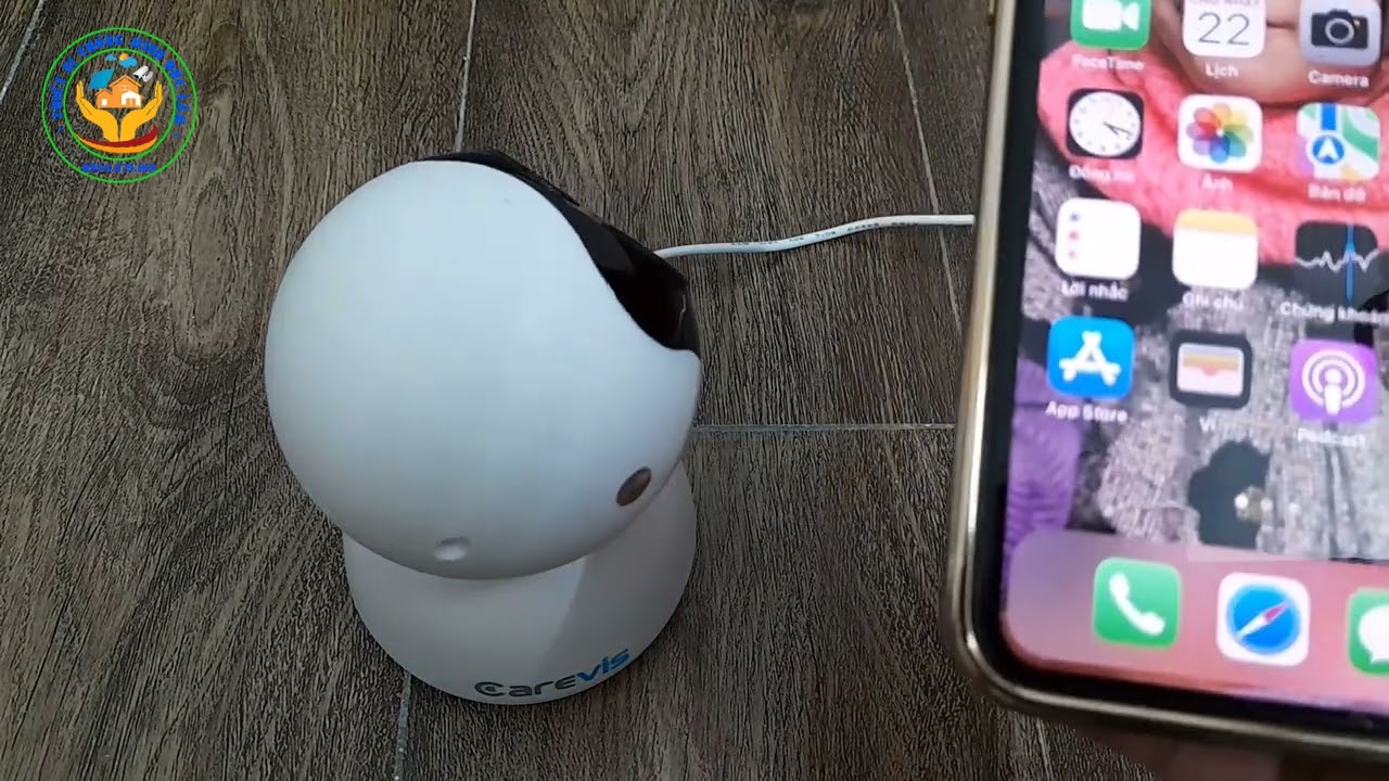 Hướng dẫn cách cài camera Carevis dùng wifi trong nhà zoom 10X - YouTube