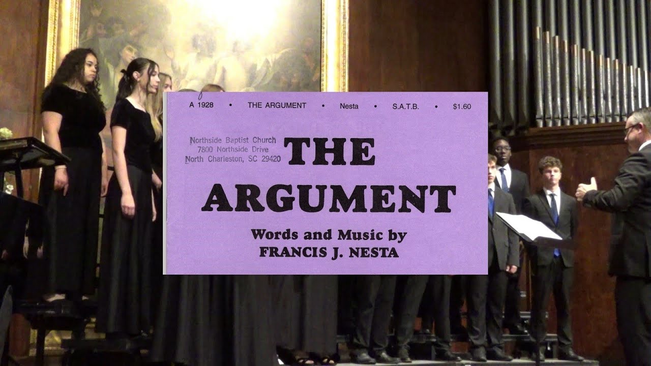 The Argument ~ with lyrics (high school choral group - 2024 AACS) - YouTube