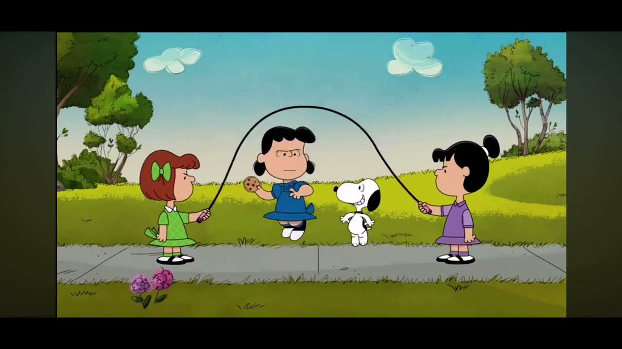 Loud Sisters laugh at Lucy (Peanuts) and Snoopy as they get tangled in ...