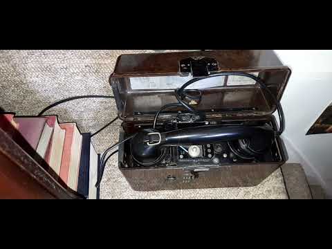 GERMAN WW2 FF33 FIELD TELEPHONE