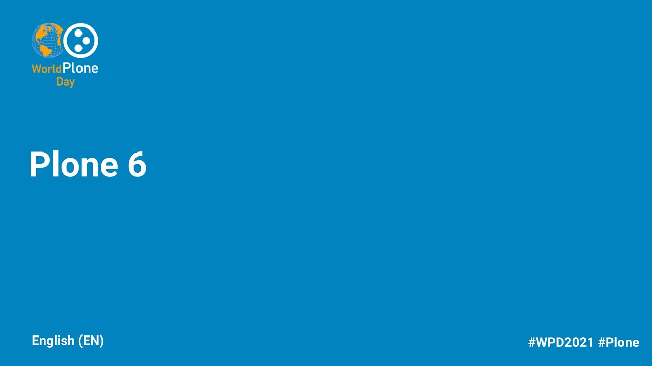 Plone 6 (English) - YouTube