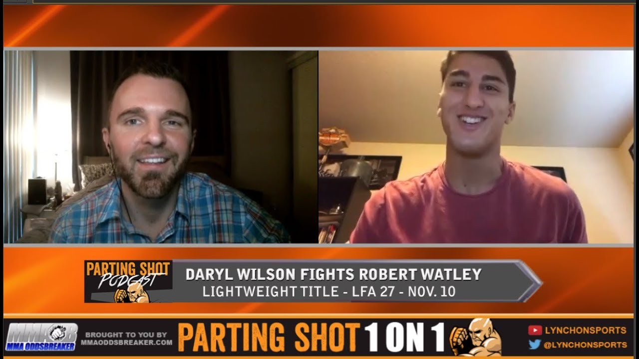 Daryl Wilson talks LFA lightweight title fight Friday against Robert ...