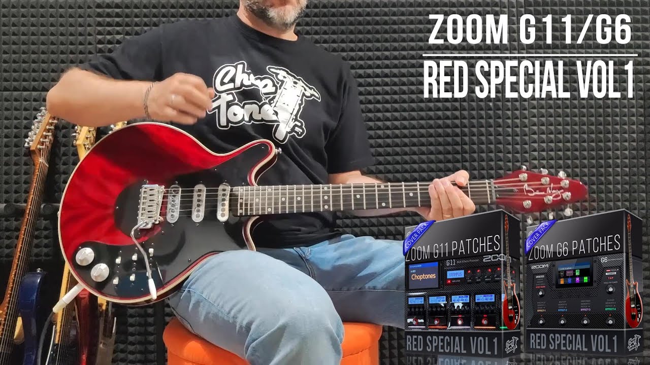 Zoom G11 / G6 Patches | Red Special vol1 (Brian May - Queen Cover Pack ...