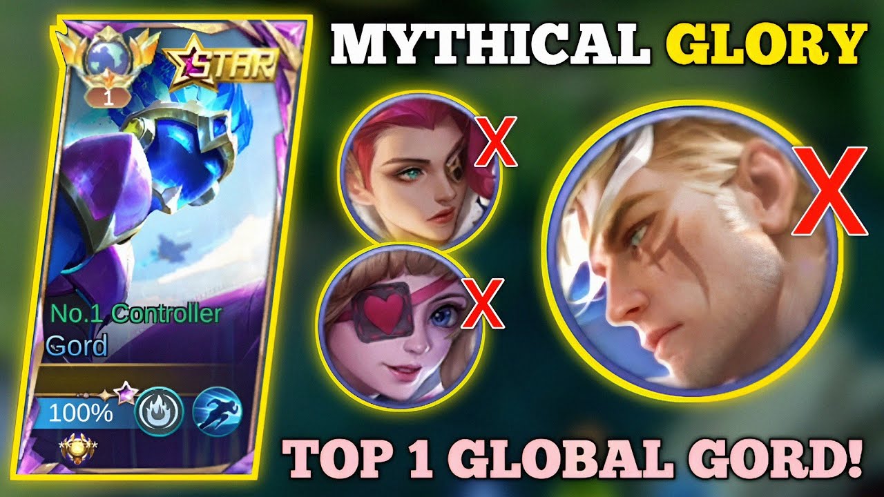 TOP 1 GLOBAL GORD (MYTHICAL GLORY) | GORD BEST BUILD AND EMBLEM -MLBB🔥 ...