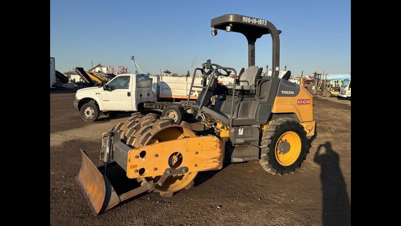 2016 Volvo SD45B Vibratory Compactor - YouTube