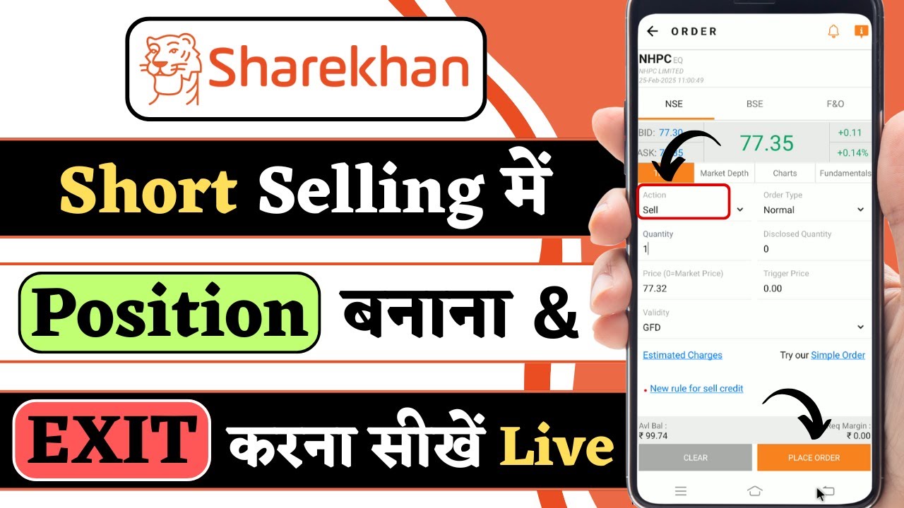 Sharekhan में Short Selling कैसे करें ? Short selling in Sharekhan ...