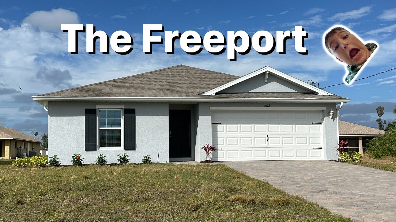 New Construction Home Tour Cape Coral Fl. DR Horton Freeport Model! New ...