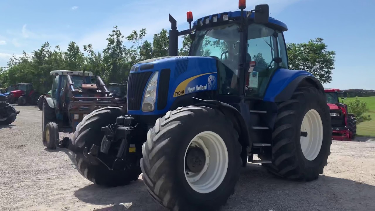 New Holland T8050 Thorup Maskinhandel - YouTube