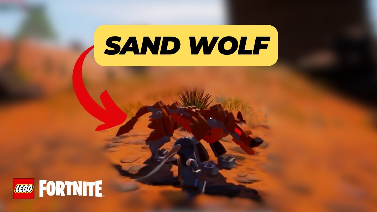 Where to Find Sand Wolves in Lego Fortnite - YouTube