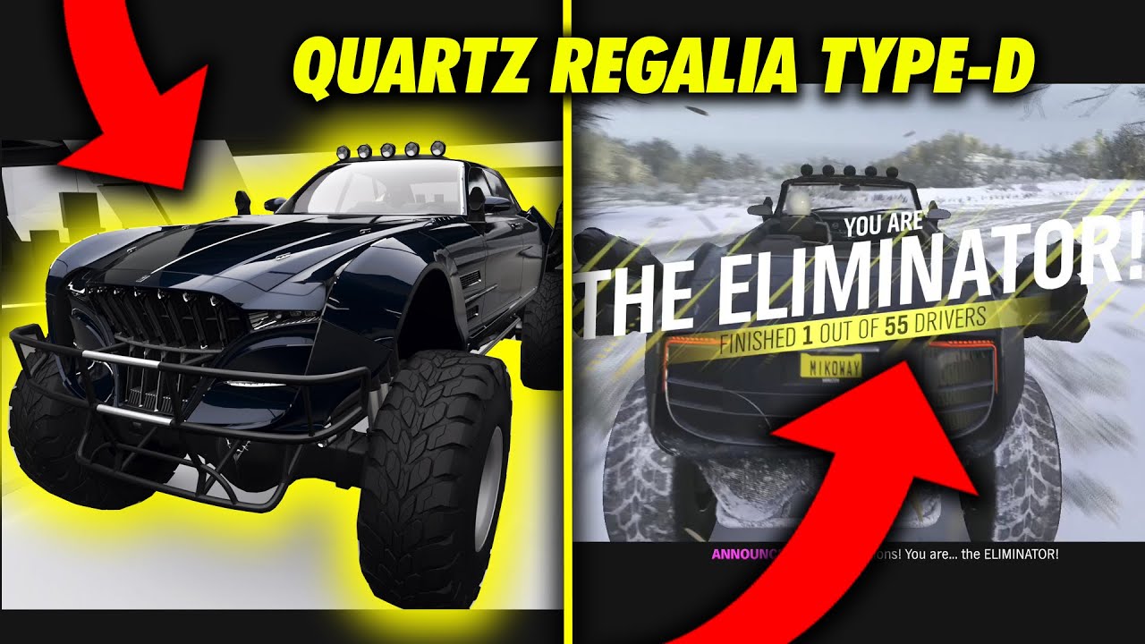 Winning The Eliminator in 729 QUARTZ REGALIA TYPE-D | Forza Horizon 4 ...