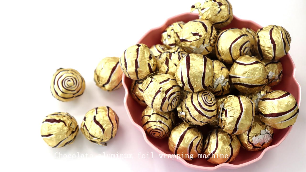 2019 automatic chocolate ferrero rocher packing machine - YouTube