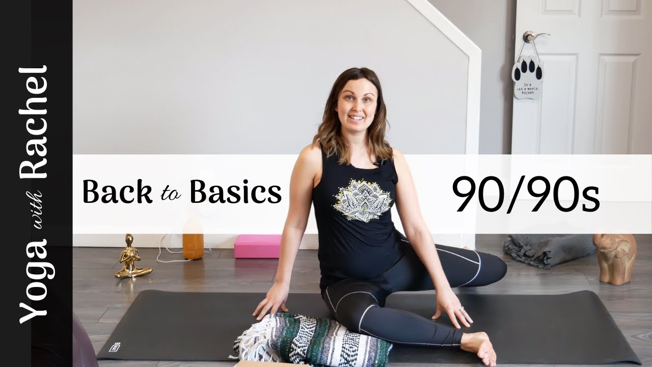 How to do 90/90 Hip Stretch - Yoga with Rachel - YouTube