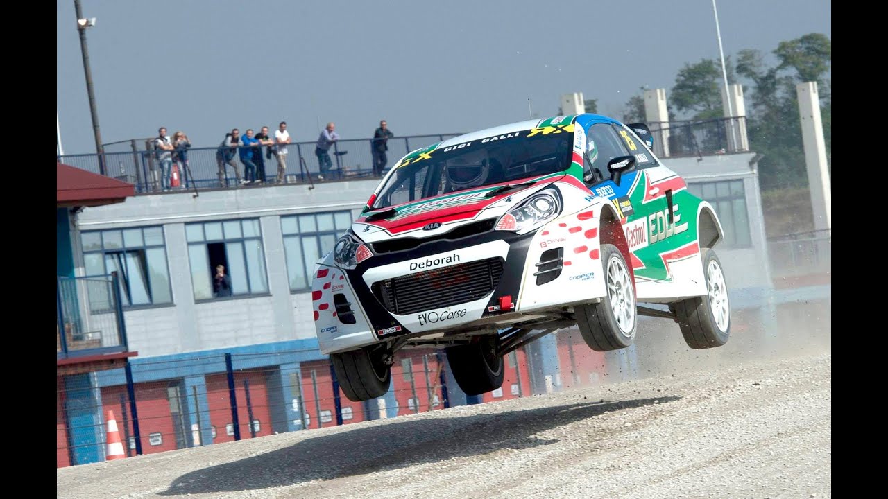 Gigi Galli - Kia Rio WRX Franciacorta - YouTube