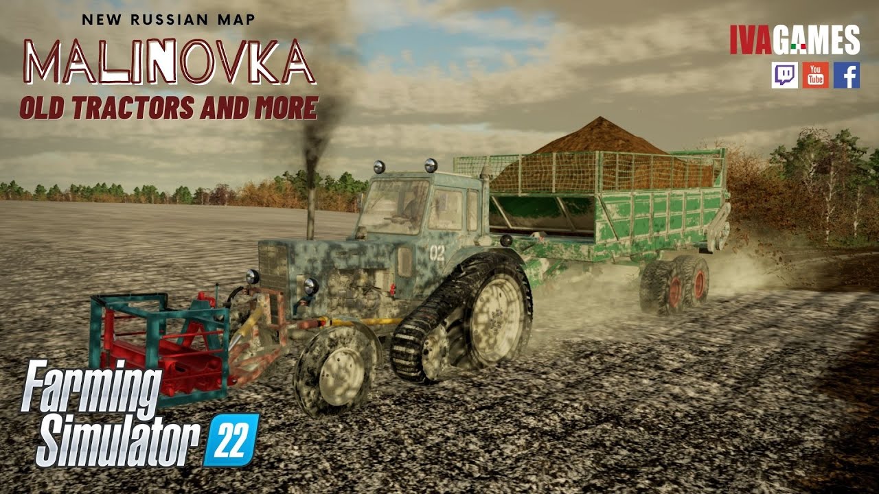 Old Tractors - Letame, rullaggio e girasoli nella mappa Russa Malinovka ...