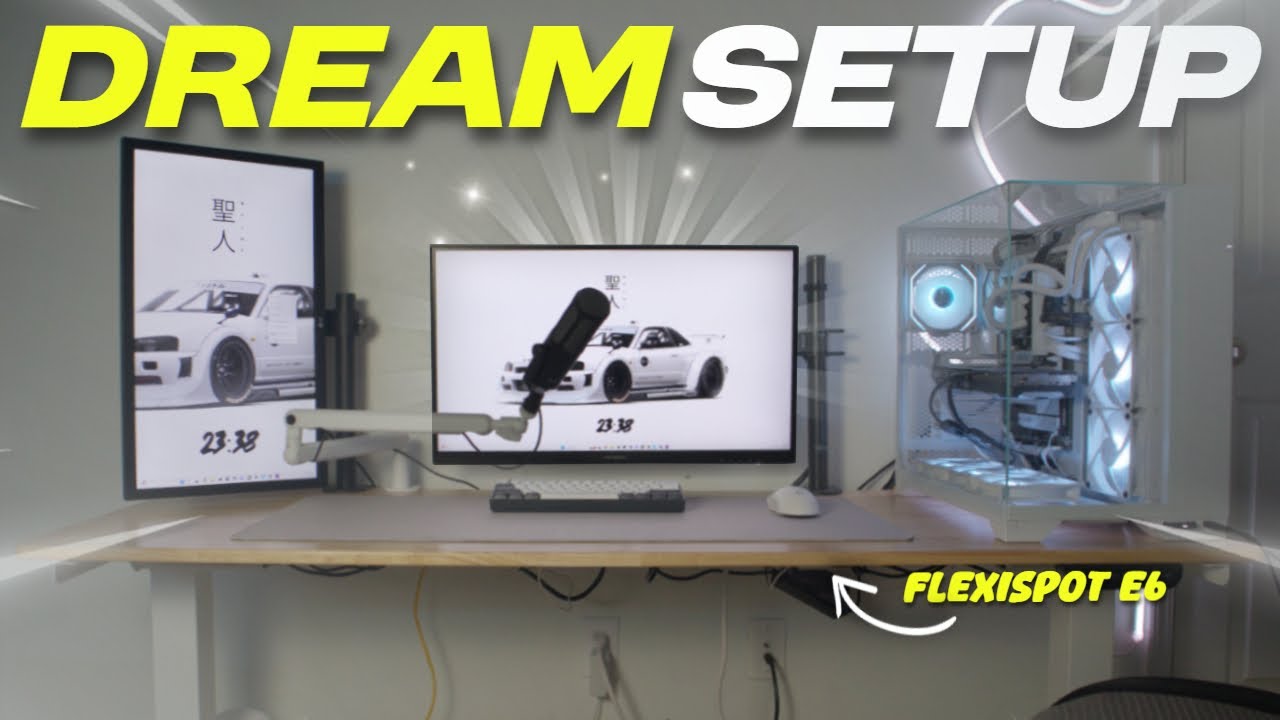 Upgrading my DREAM Gaming Setup! | Flexispot E6 - YouTube