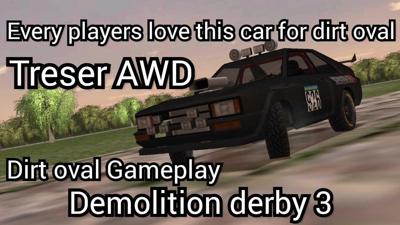 Dirt Oval Gameplay | Demolition Derby 3 - YouTube