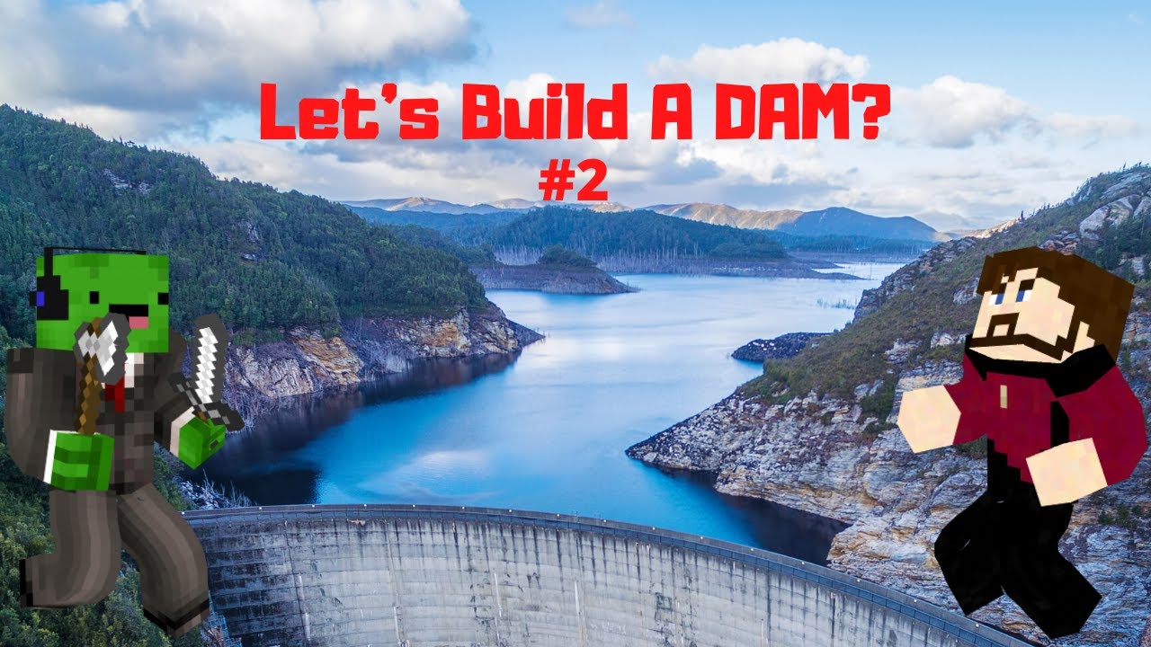 Minecraft Let's Build : A DAM - YouTube