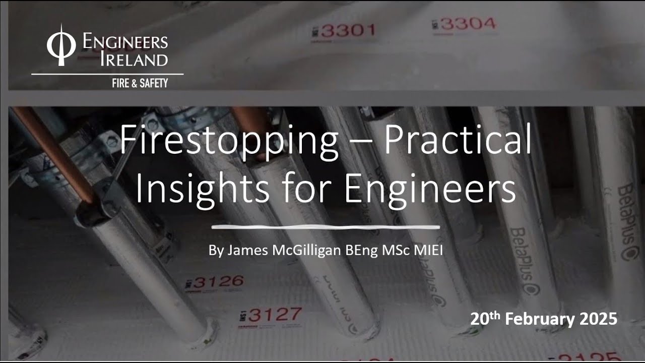 Firestopping: Practical Insights for Engineers - YouTube