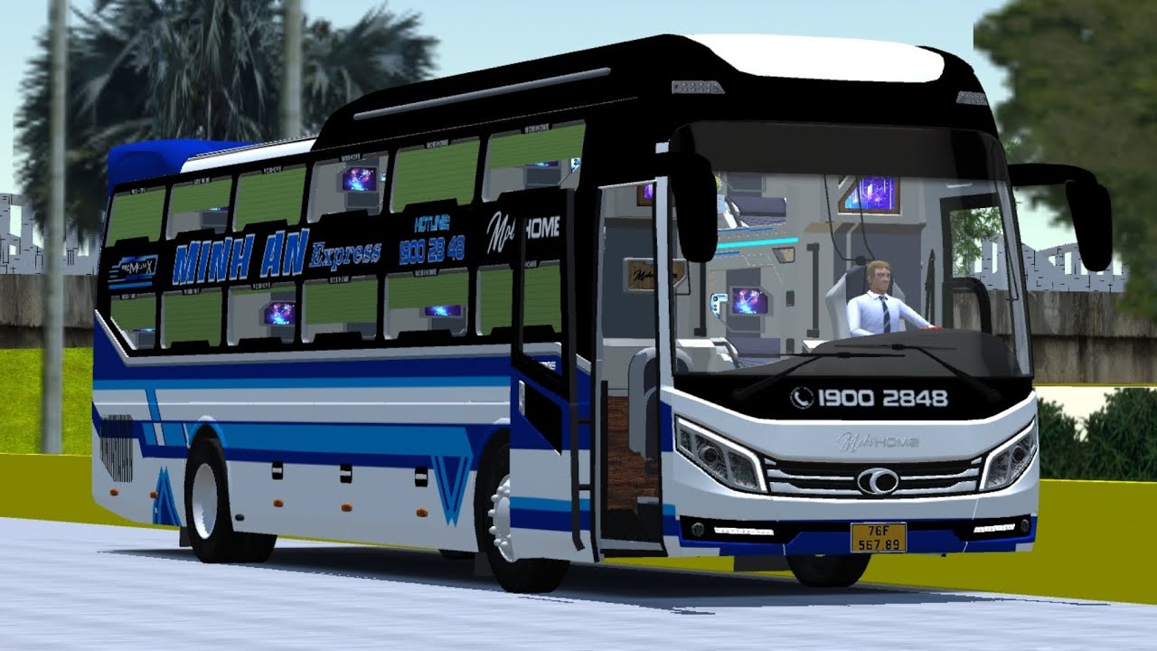 mod skin Minh An express thaco mobihome 2023| PROTON BUS SIMULATOR ROAD ...