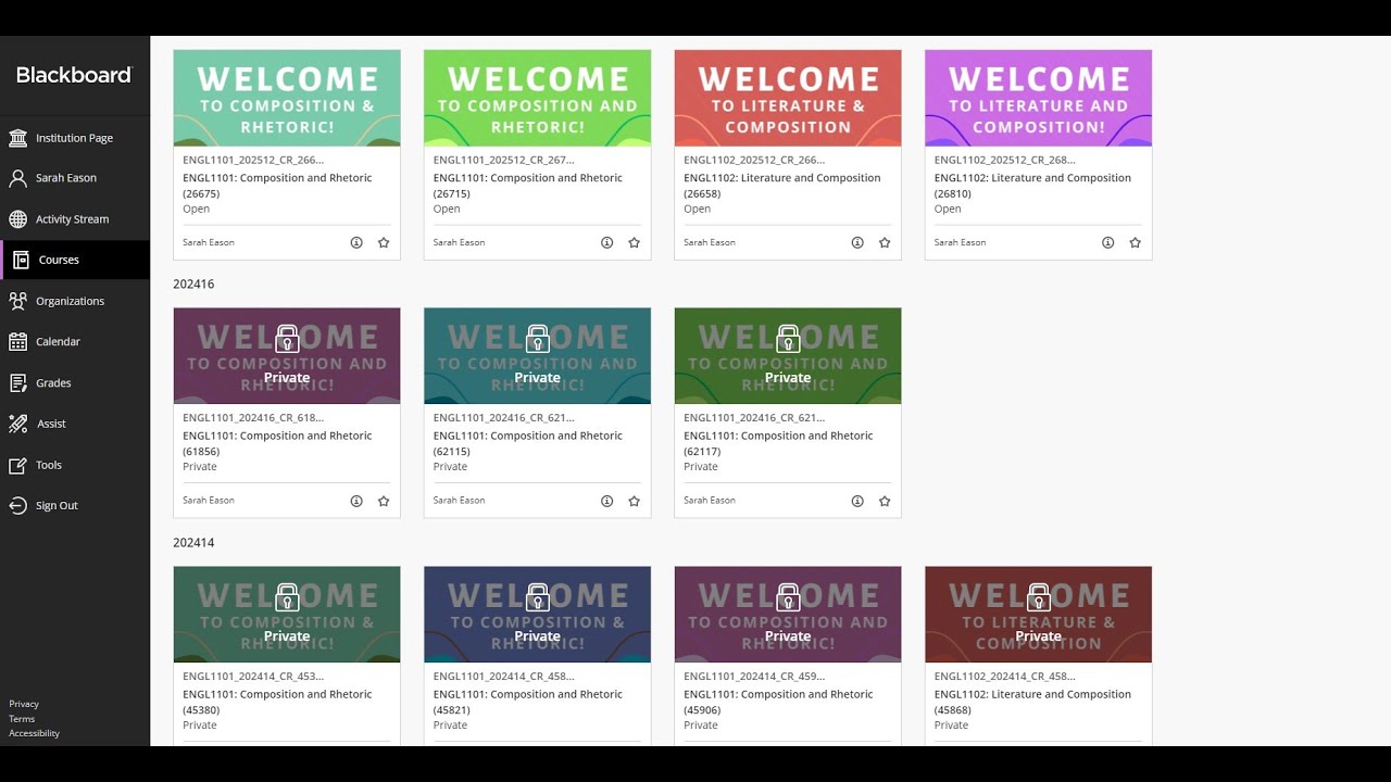 Setting Up a Blackboard Course - YouTube