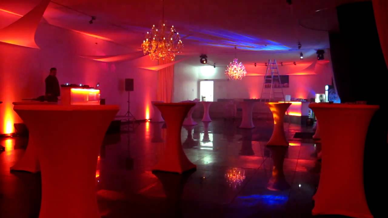 Lichtdesign Test - The Orange Club I Orangerie Kassel - YouTube