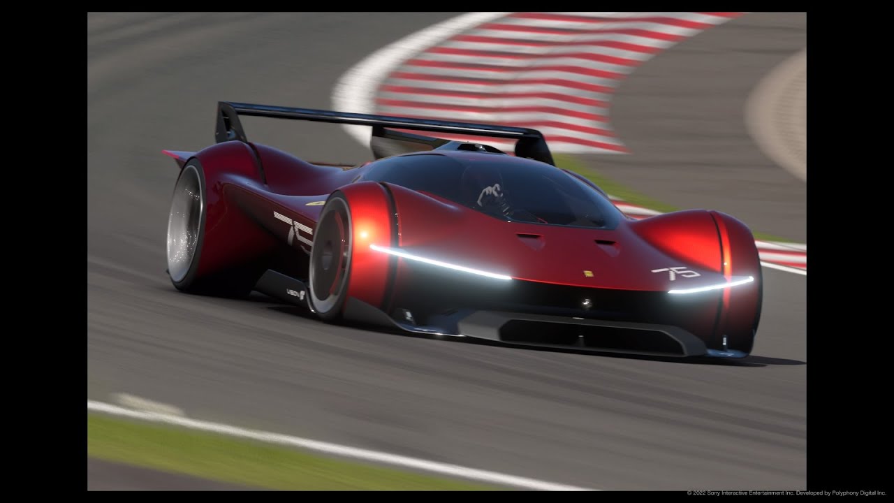 Gran Turismo 7: Ferrari VGT Lake maggiore time attack :1'40"042 - YouTube