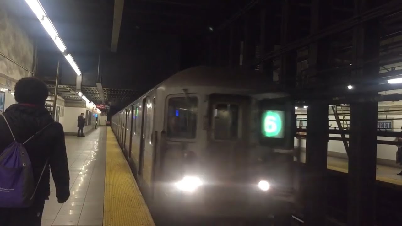 R62A 6 Local Trains At 96th Street - YouTube