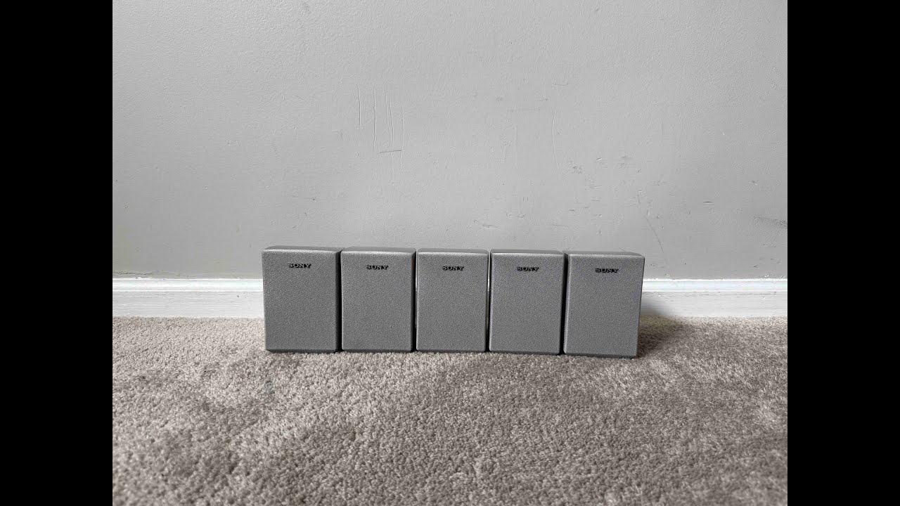Sony SS-MSP1 Home Theater Surround Speakers - YouTube