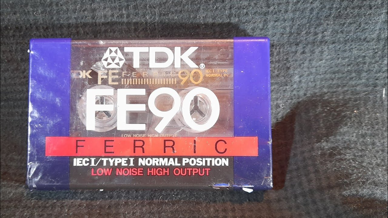 TDK FE 90 CASSETTE UNWRAPPING AND SOUND CHECK , TDK FE 90 EUROPEAN ...