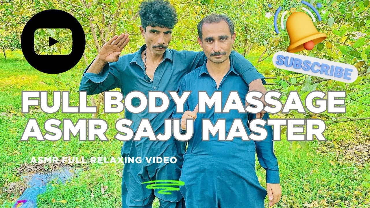 ASMR full body massage head massage Saju master - YouTube