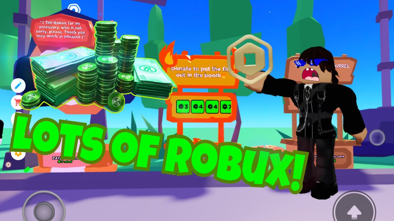 Best way to get some robux in pls donate - YouTube