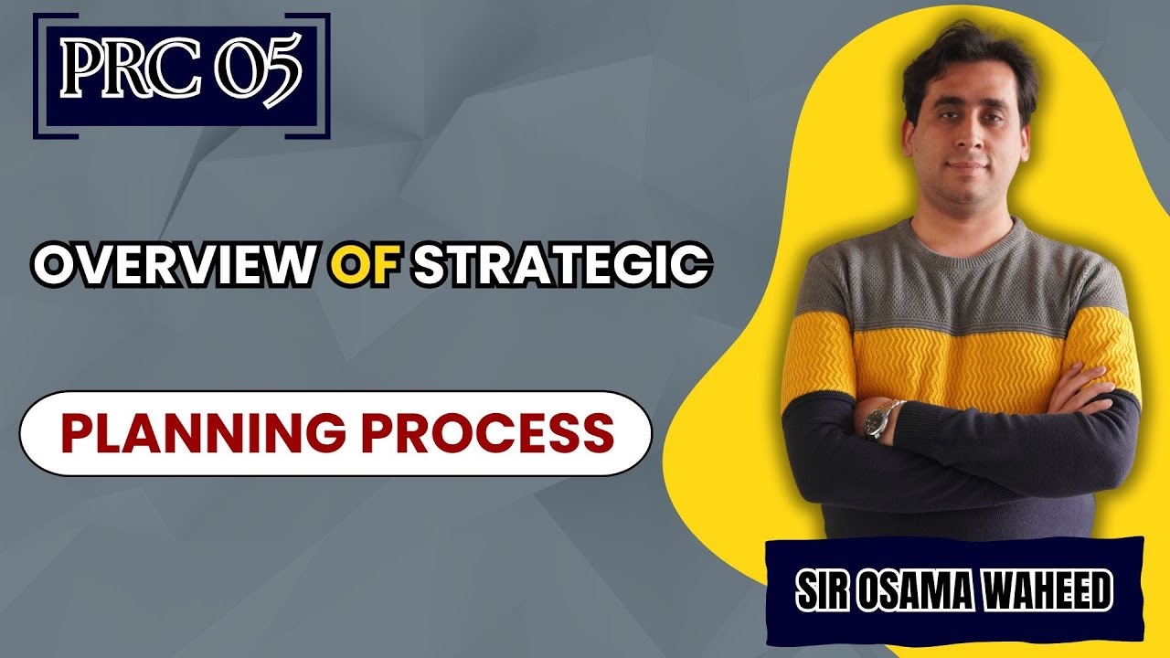 "Overview of Strategic Planning Process" for PRC 5 - Introduction to Business by Sir Osama ...