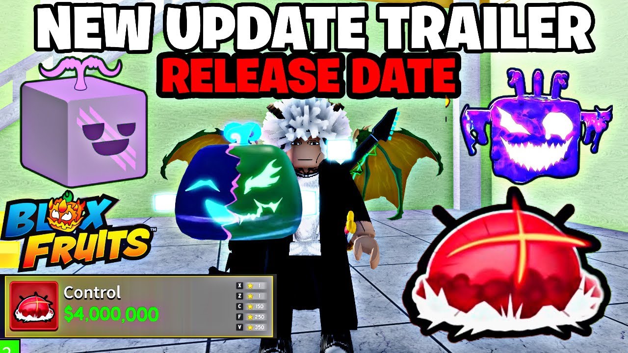 Blox Fruits NEW UPDATE TRAILER NEWS! Control Fruit Rework Blox Fruits ...