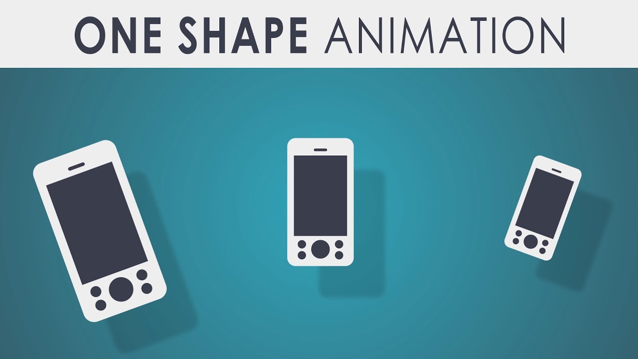 One shape animation / motion graphics tutorial - YouTube