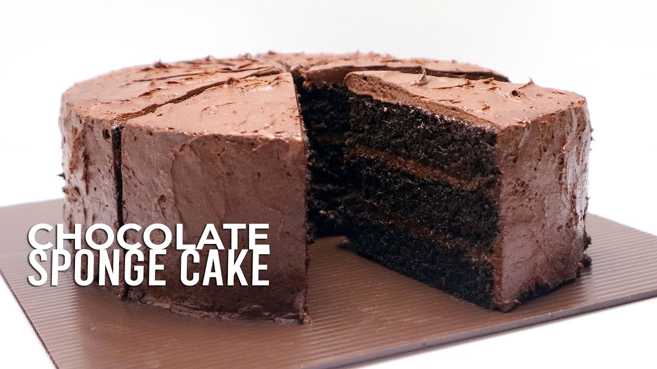 BUAT YANG SUKA COKLAT SPONGE CAKE COKLAT PAKE WHIPPED CREAM COKLAT ...