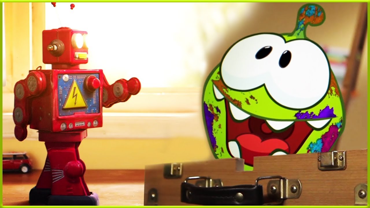 Om Nom Hikayeleri |Oyuncak Robot & Çizim Zamanı| Çocuk Çizgi Filmleri ...