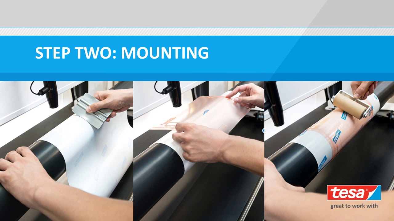 tesa plate mounting tape application guide kuJ66PeQAsc 1080p - YouTube