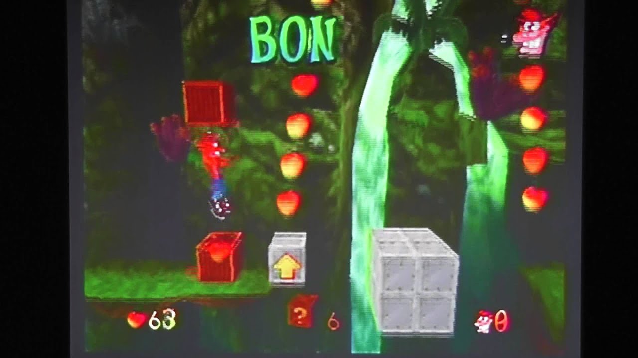 Crash Bandicoot 2: Bonus Round Walkthrough-Unbearable - YouTube