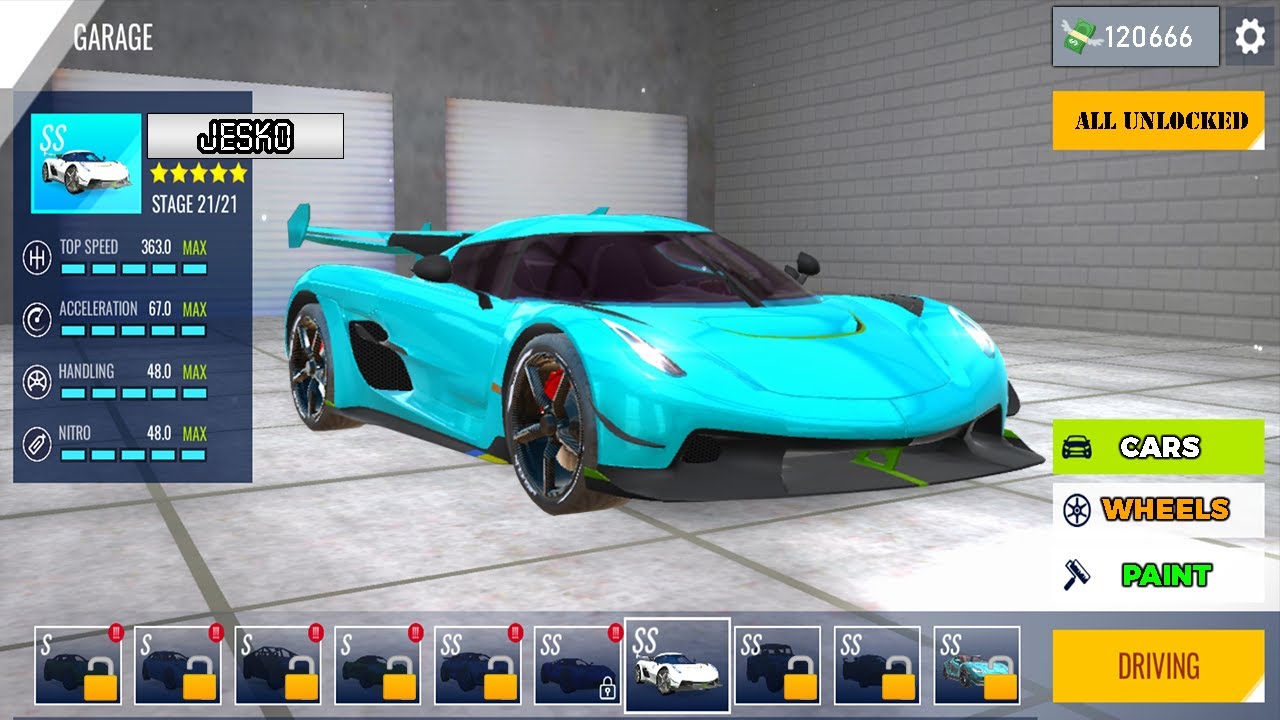 Real Car Driving: Race City 3D all CARS UNLOCKED Gameplay - YouTube