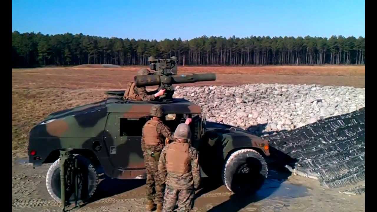 USMC -- Marines shoot off a TOW Missile from a HMMWV - YouTube