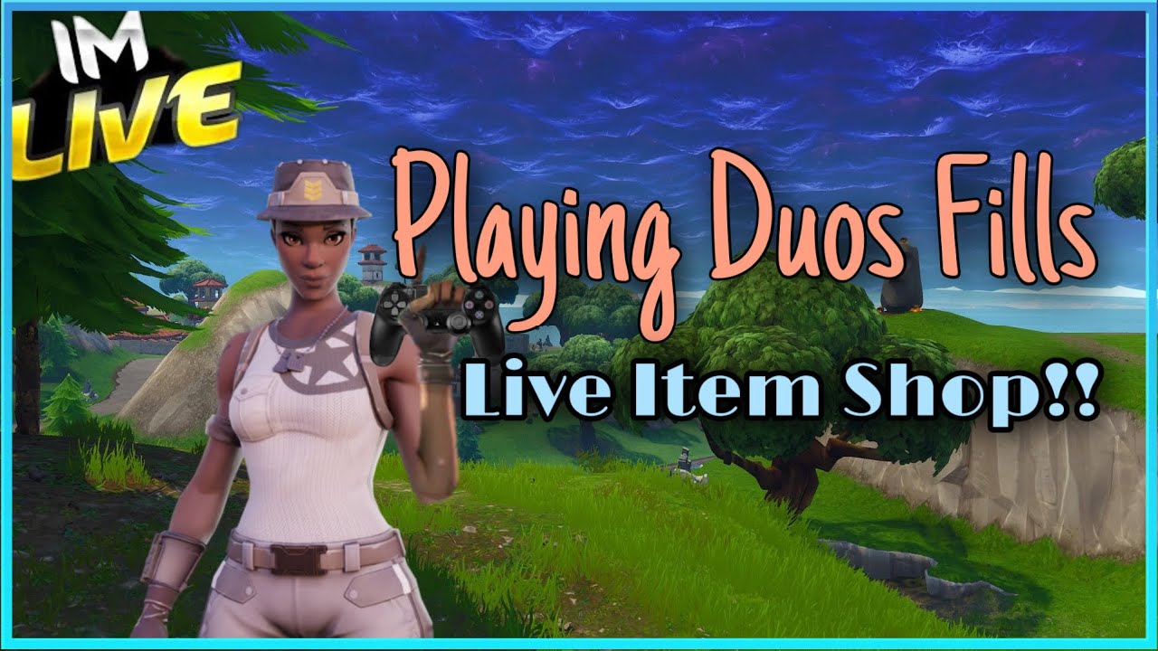 Fn shop LIVE!!! + Solos!! - YouTube