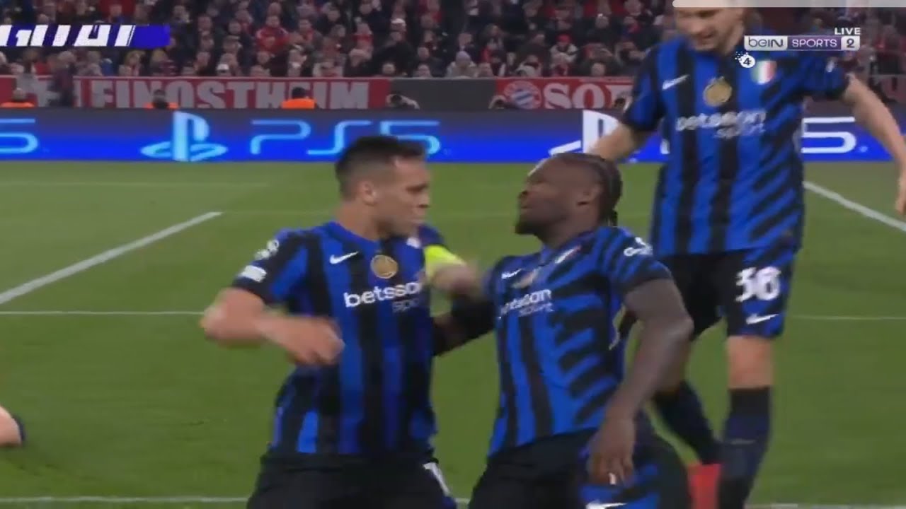 Lautaro Martinez goal vs Bayern | Bayern Munich vs Inter Milan 0-1 ...