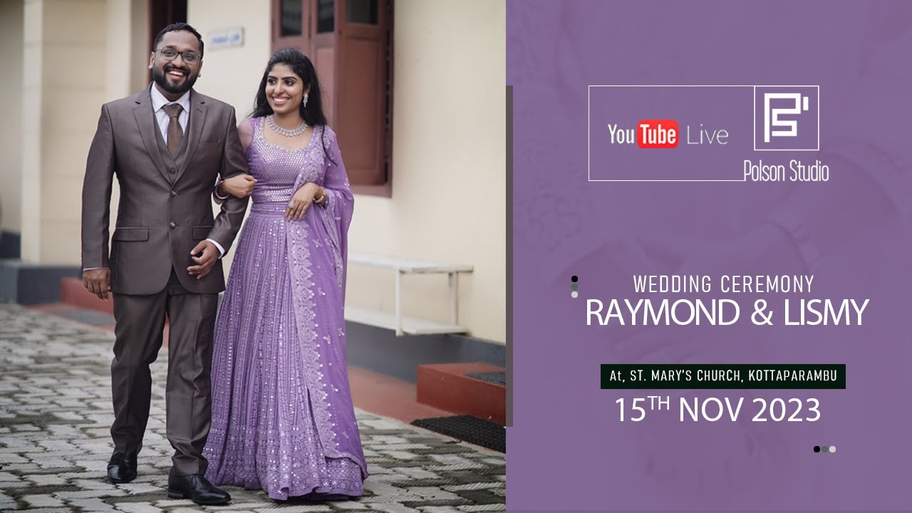 Live Webcast Of Wedding Ceremony | Raymond & Lismy | Polson Studio ...